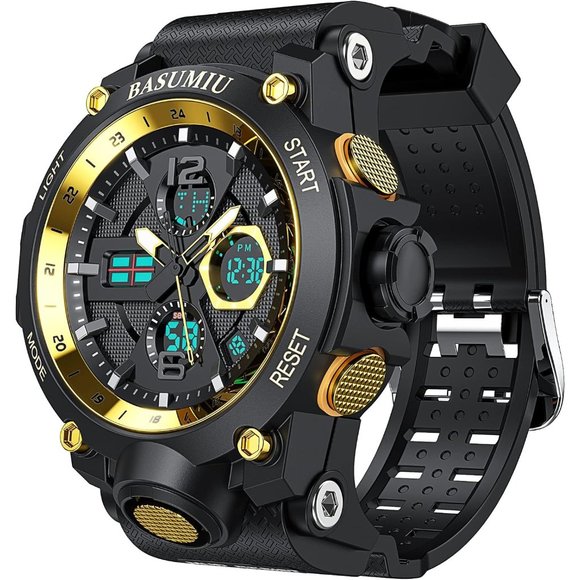 Accessories | Mens Black Electronic Tactical Army Waterproof Analog ...